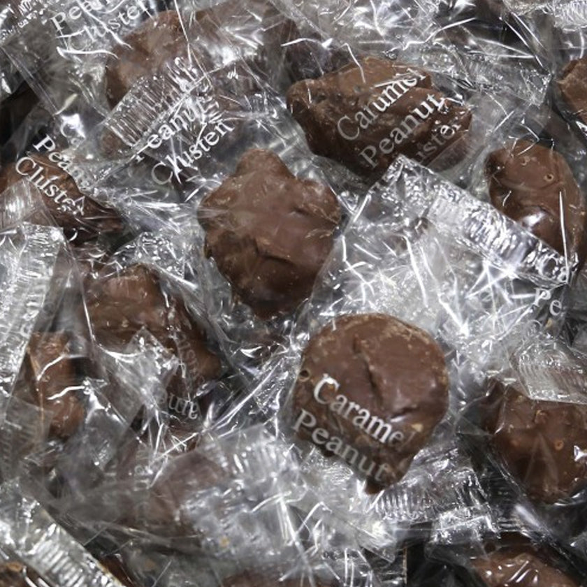 Dutch Delights - Bulk Chocolates - Caramel Peanut Clusters - 10lbs ...