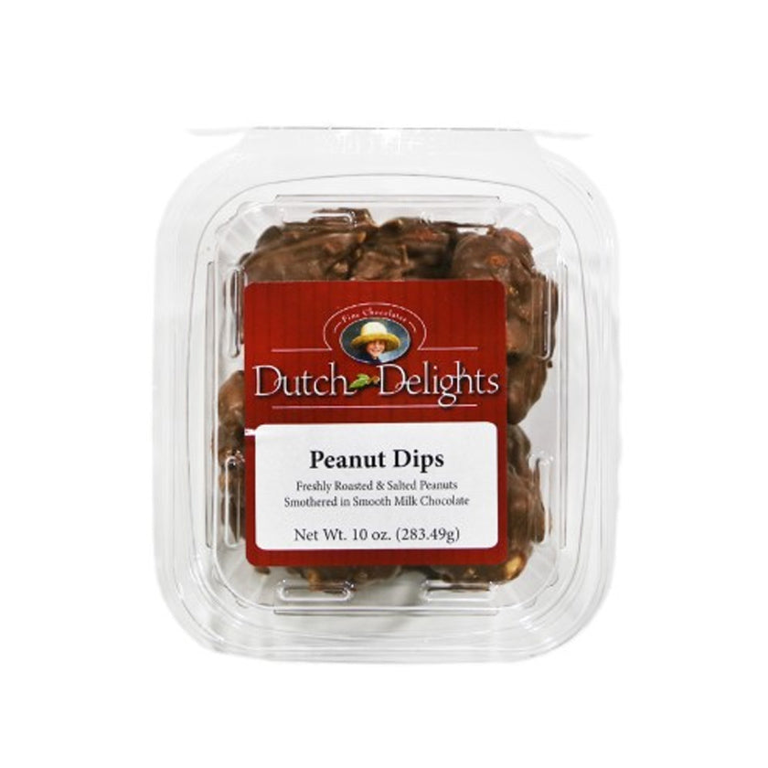 Dutch Delights - Milk Chocolate Tubs - Chocolate Peanut Dips - 10oz ...