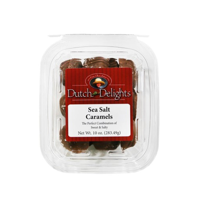 Dutch Delights - Milk Chocolate Tubs - Chocolate Sea Salt Caramels - 1 ...