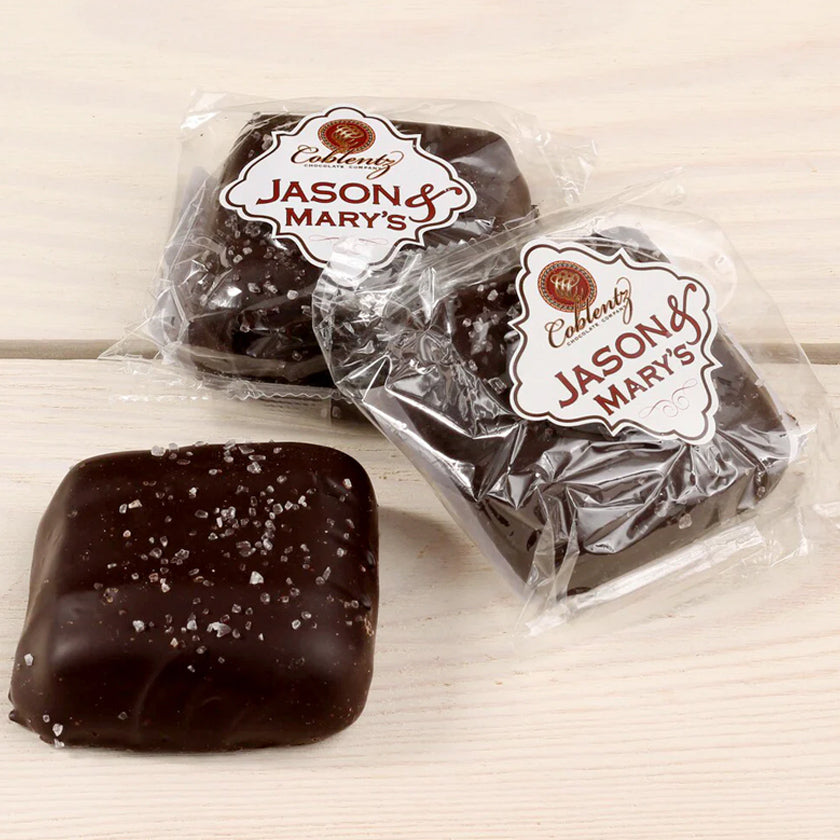 Jason & Mary's - BULK - Dark Chocolate sea salt caramel, loose bulk, N ...