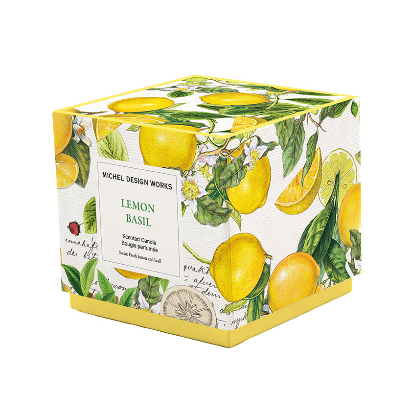 Michel Design Works - Lemon Basil Vigne Candle - Haversack Sales